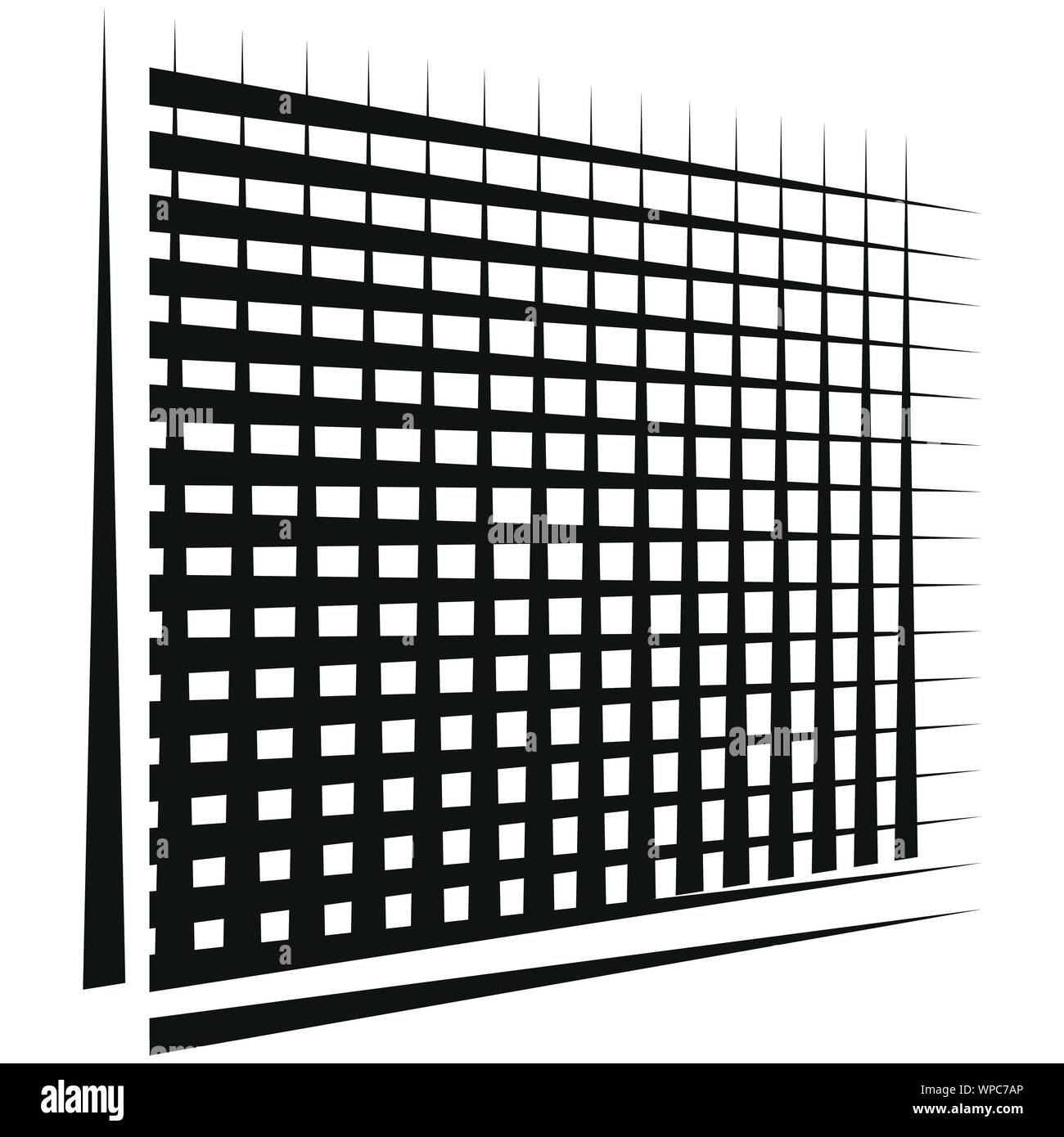 Grid, mesh pattern. Cellular, reticulated grate, lattice. Array of ...