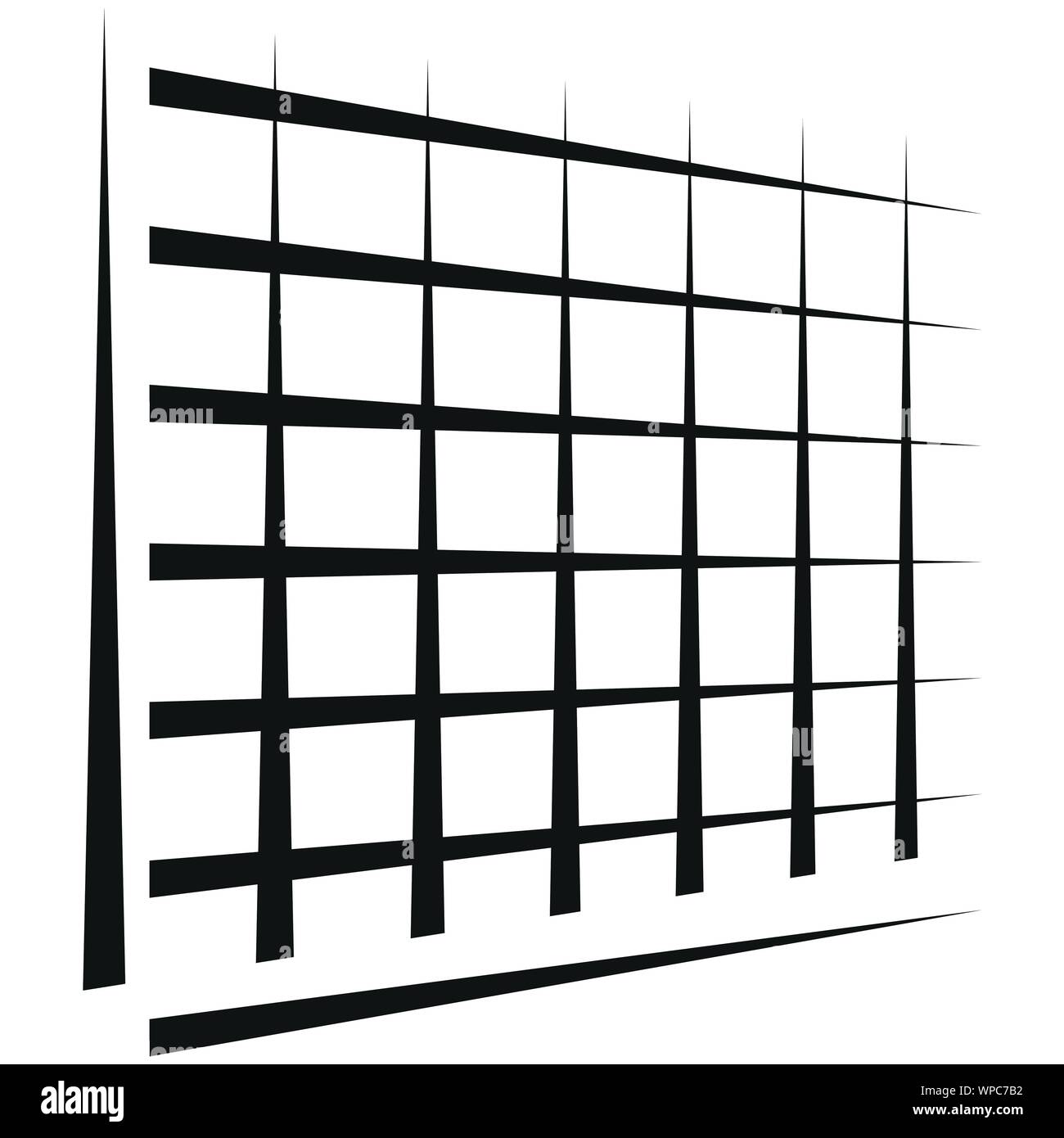 Grid, mesh pattern. Cellular, reticulated grate, lattice. Array of ...