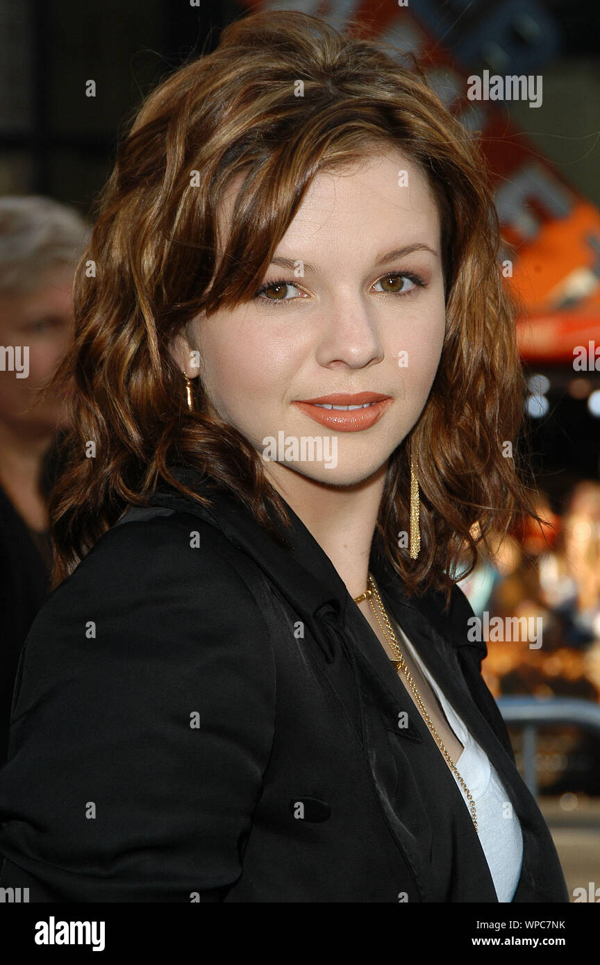 Amber Tamblyn at the Premiere of "Batman Begins" held at Mann Grauman's ...