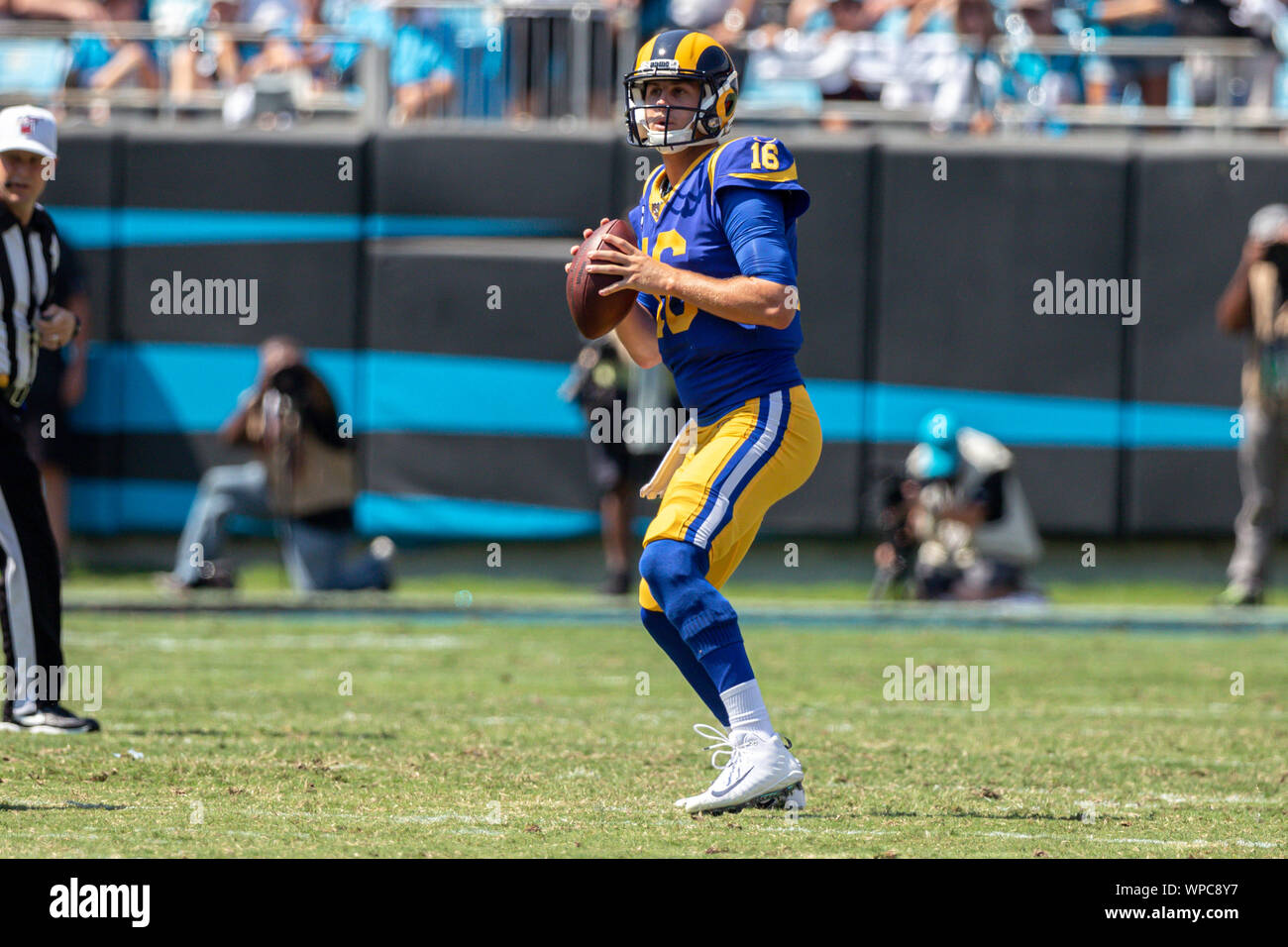 Charlotte, North Carolina, USA. 8th Sep, 2019. Los Angeles Rams ...