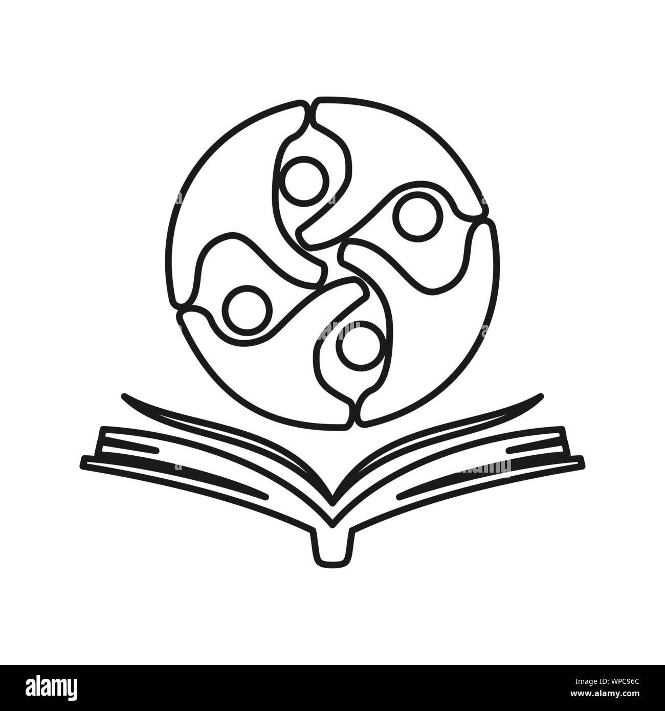 Open book management Stock Vector Images - Alamy