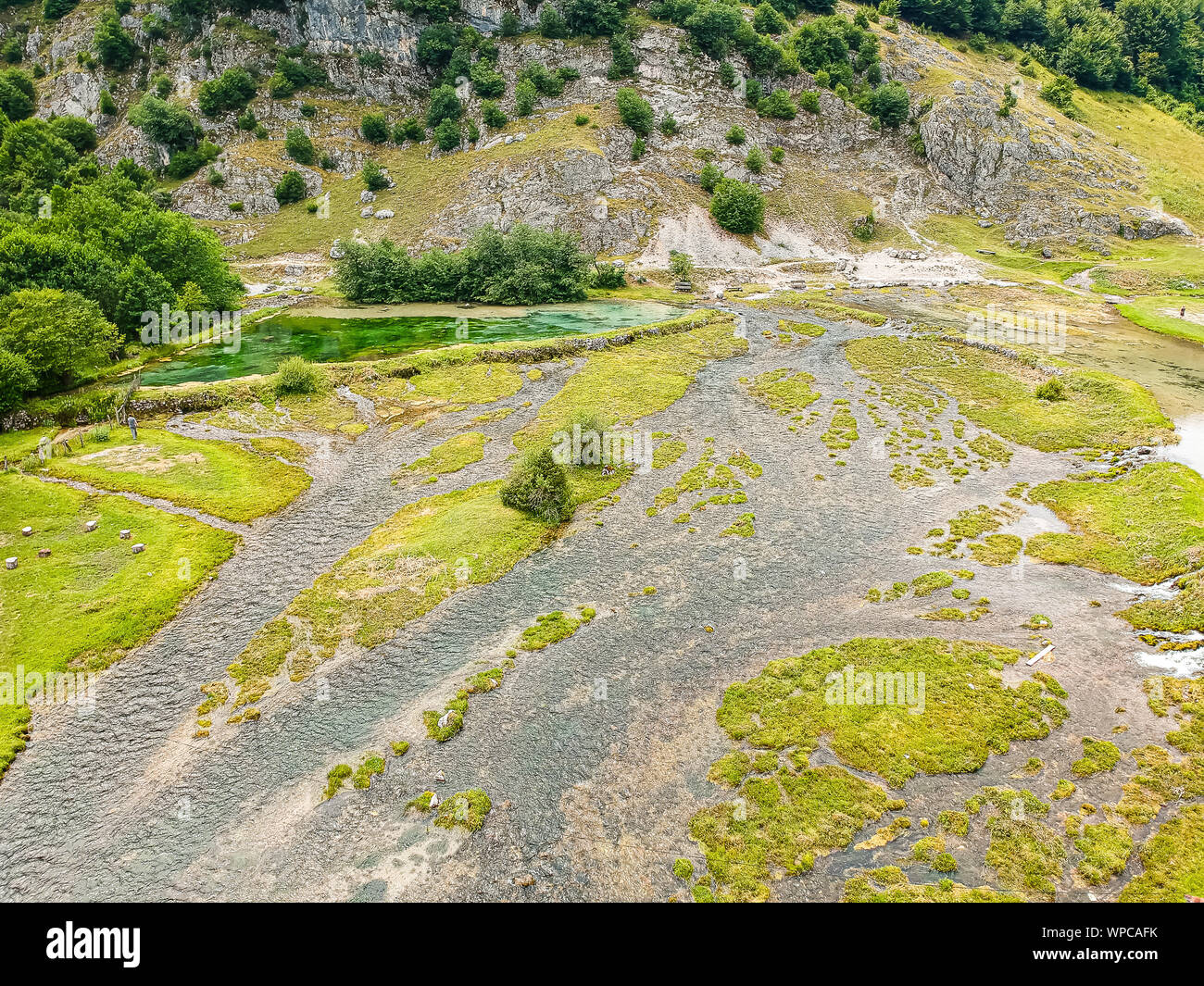 Natural springs Ali Pasha Izvori in Montenegro, Europe Stock Photo - Alamy