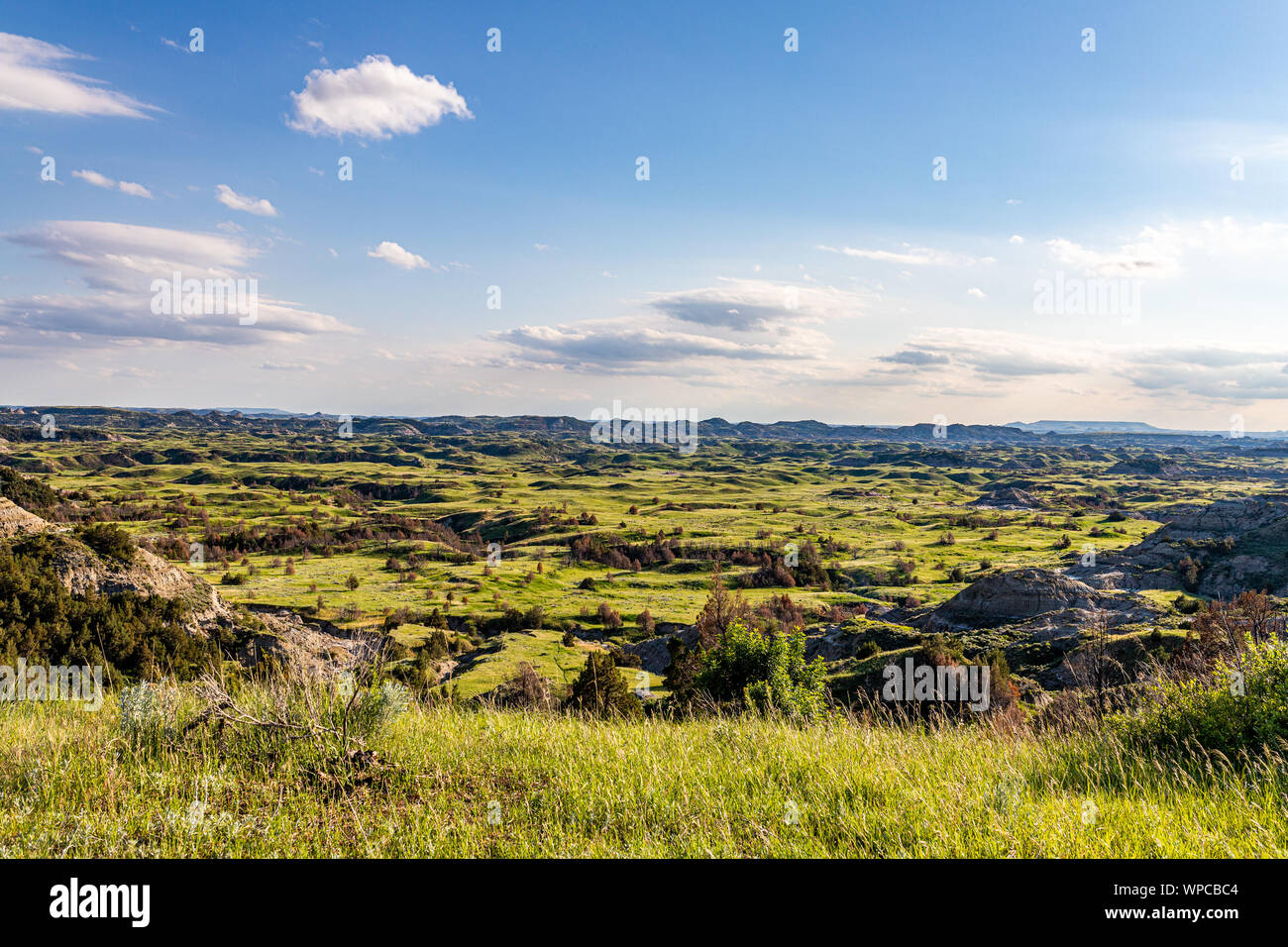 The Scenic Loop Road at Theodore Roosevelt National Park offers ...