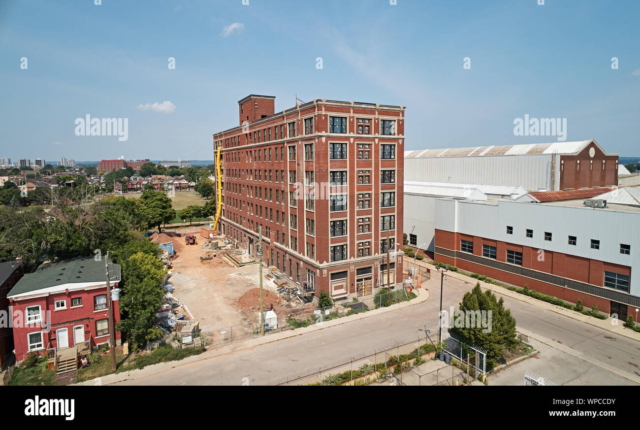 Hamilton Industrial areas Stock Photo - Alamy