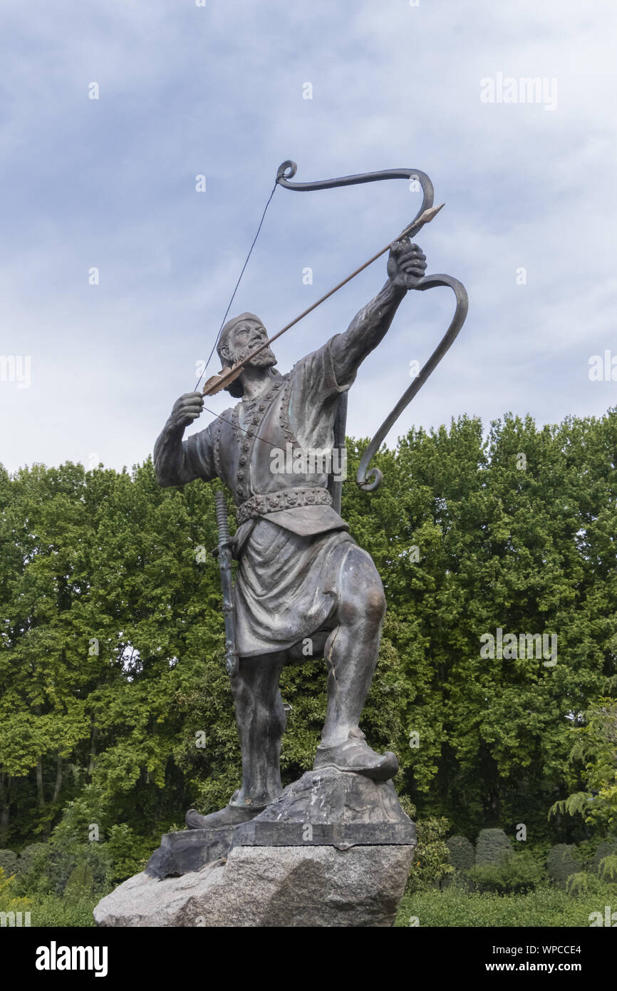 Arash the Archer - Saadabad - Tehran - Iran Stock Photo - Alamy