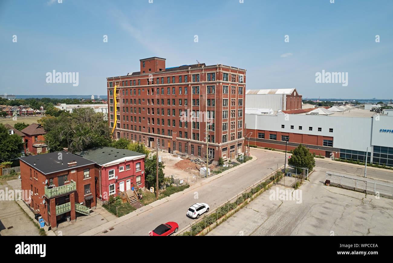 Hamilton Industrial areas Stock Photo - Alamy
