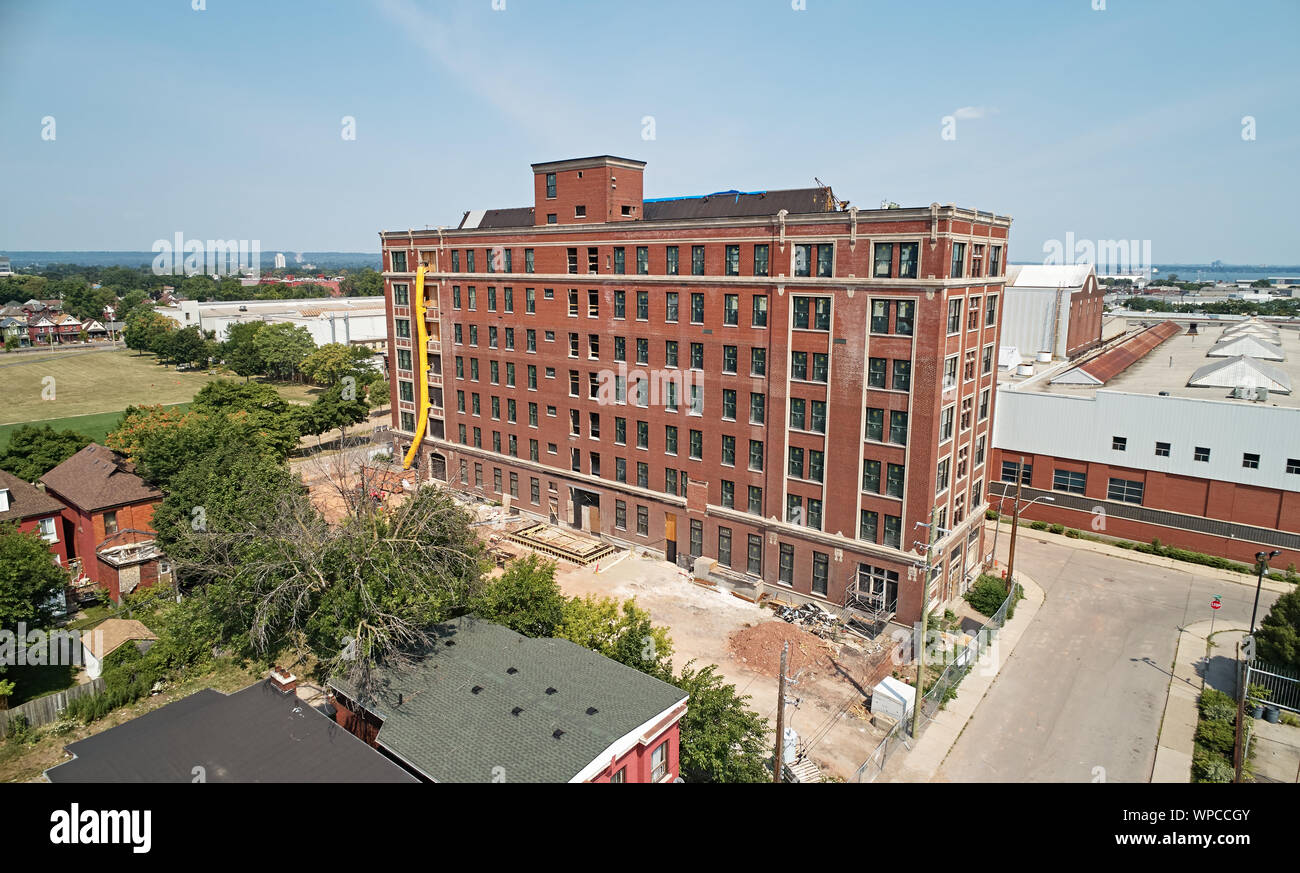 Hamilton Industrial areas Stock Photo - Alamy