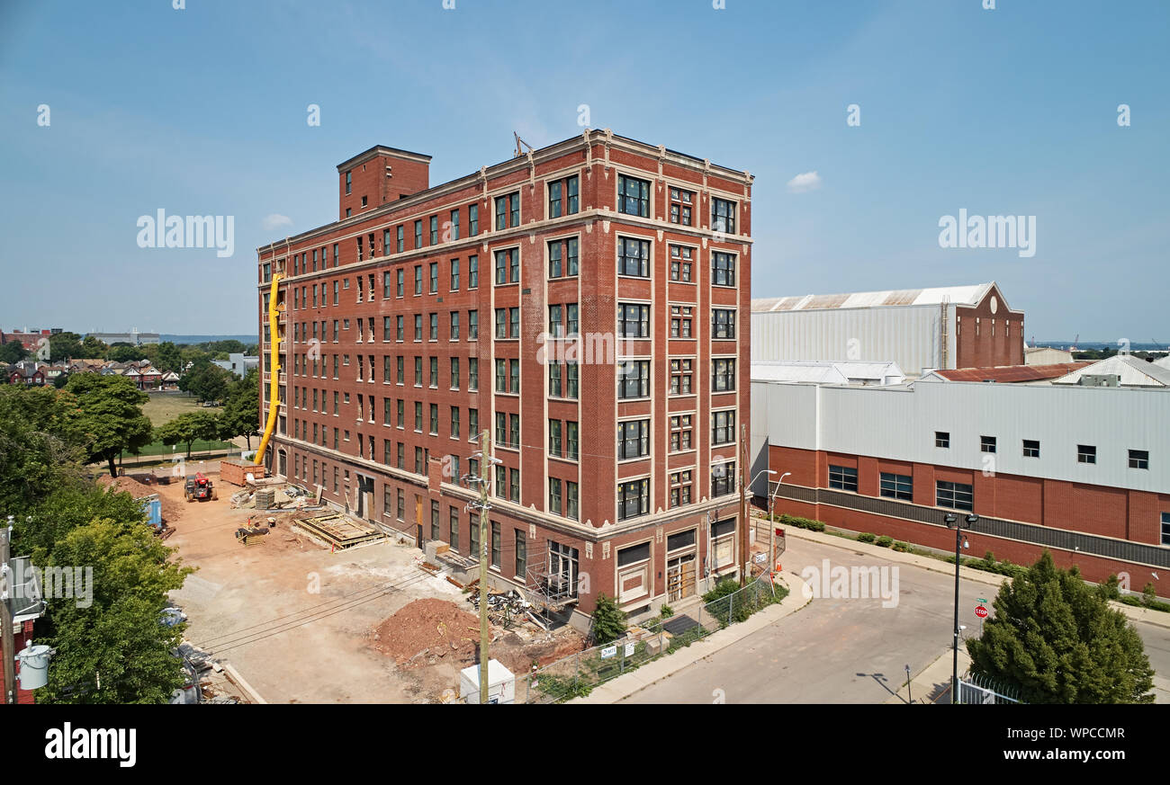 Hamilton Industrial areas Stock Photo - Alamy