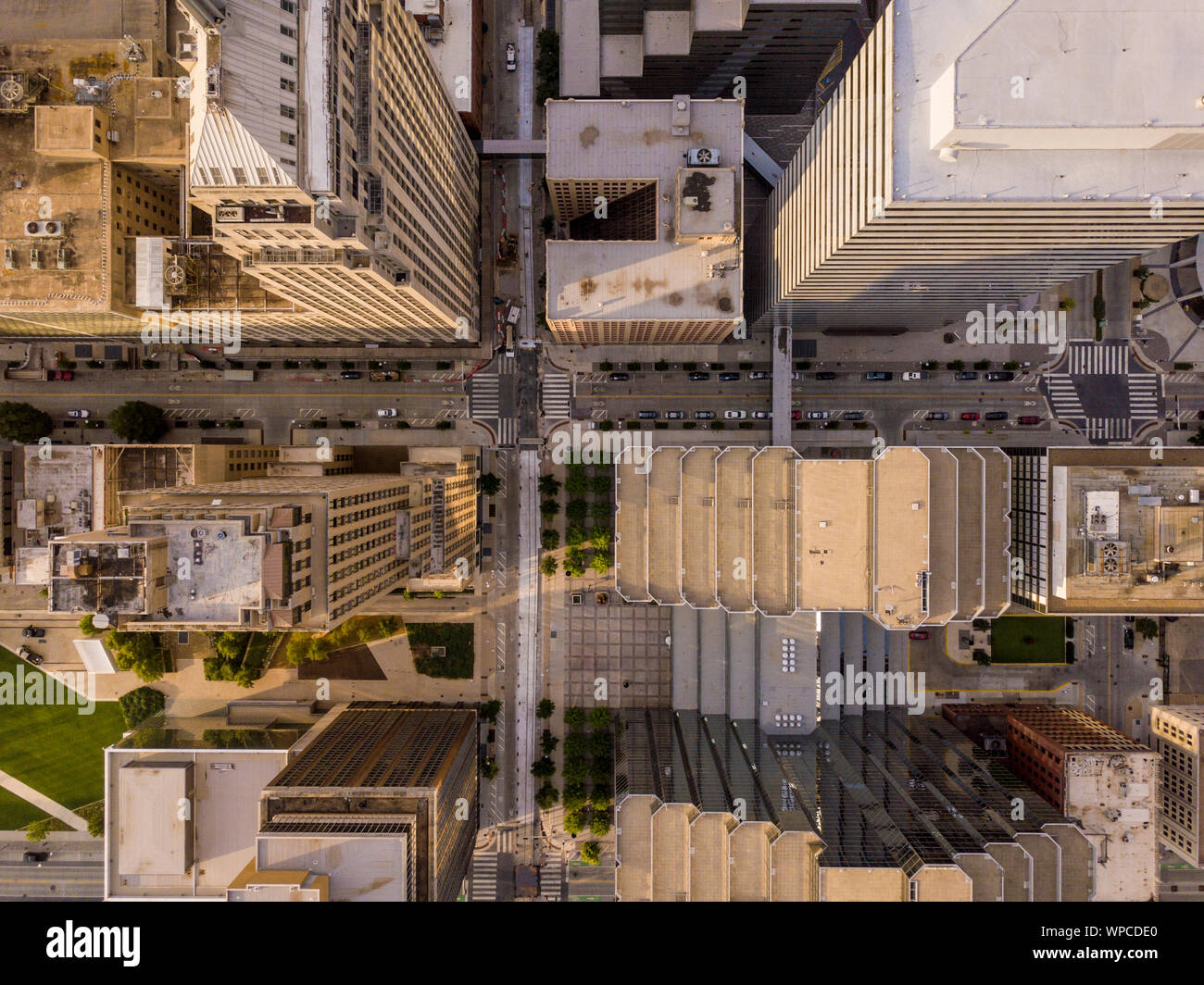 Oklahoma city aerial view hi-res stock photography and images - Alamy