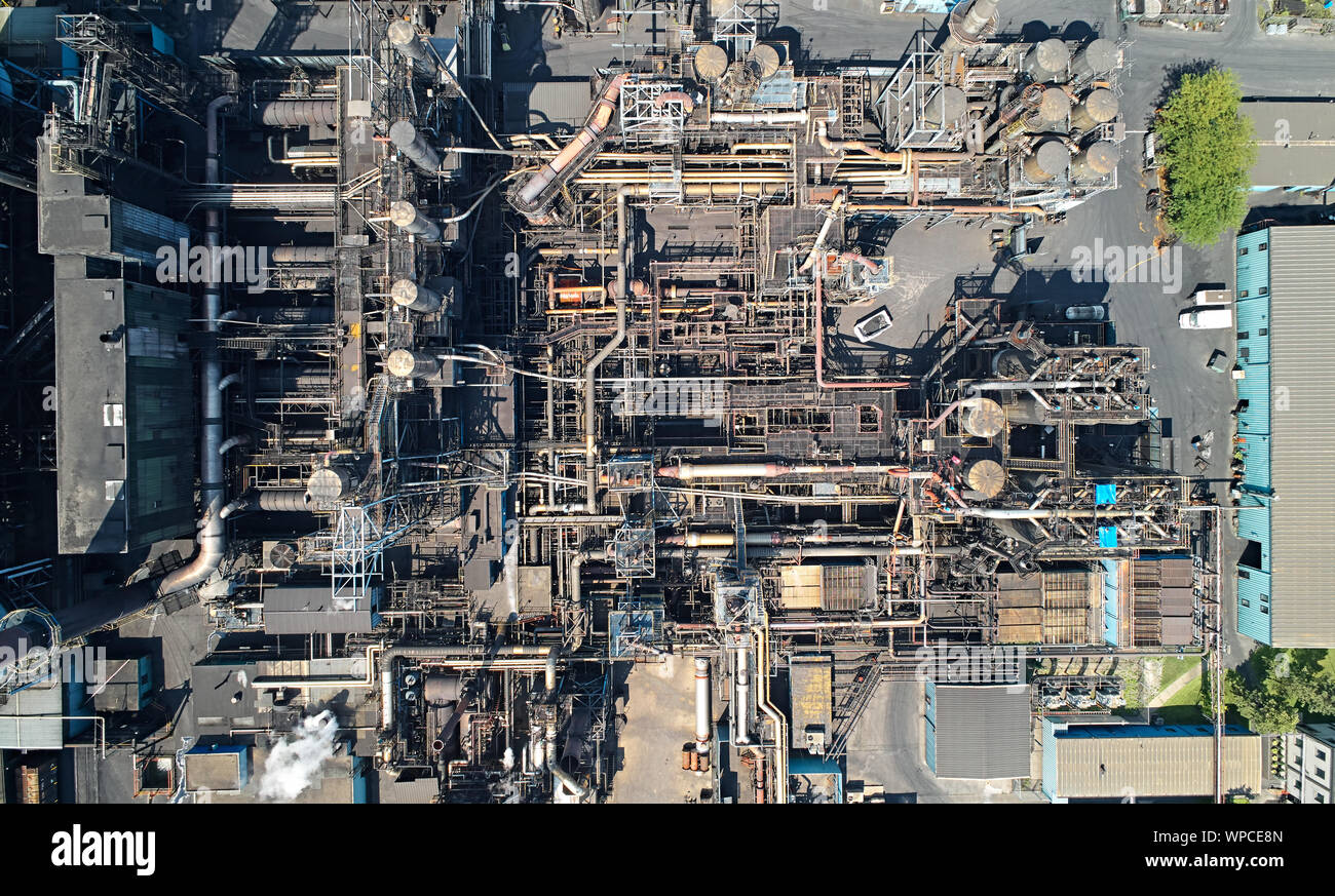 Hamilton Industrial areas Stock Photo - Alamy