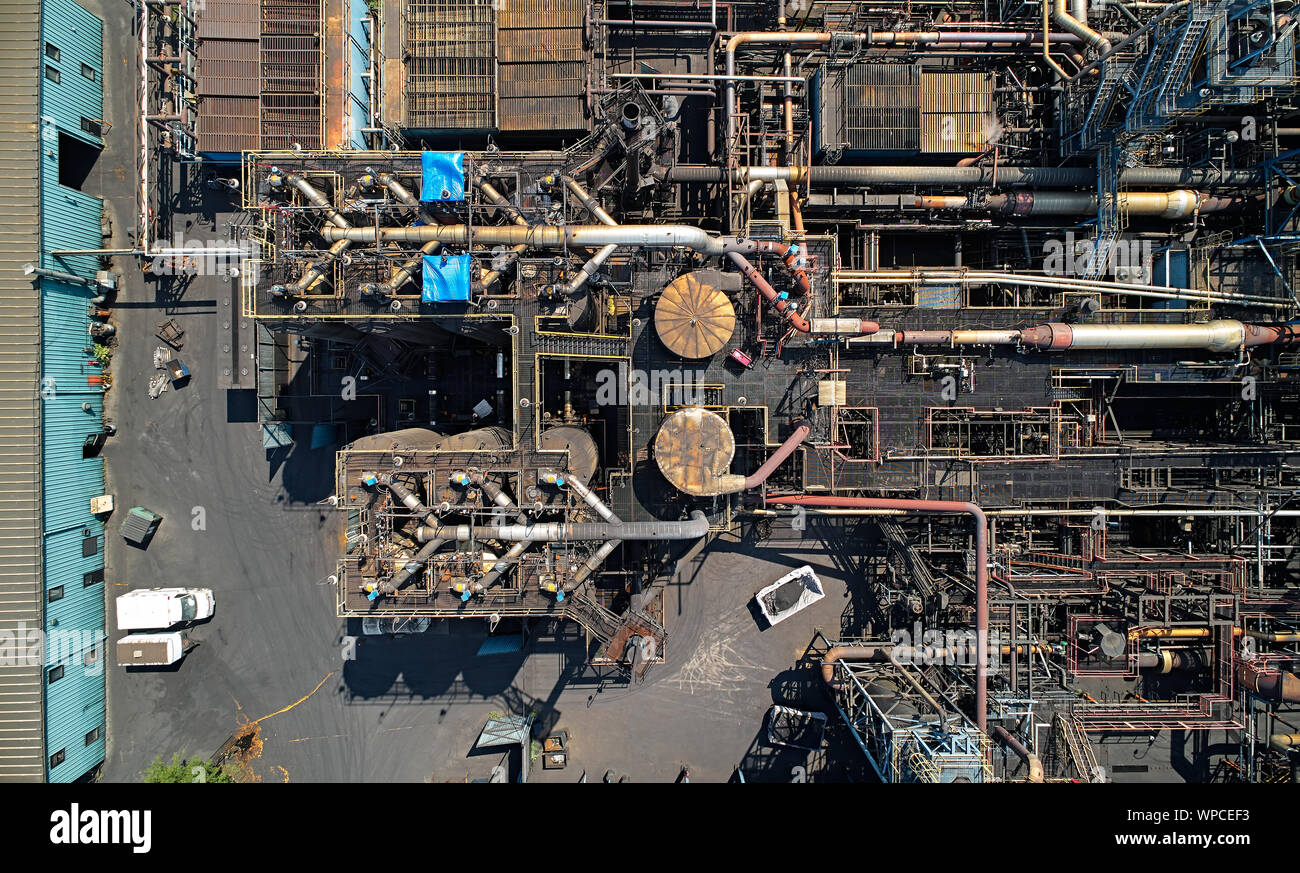 Hamilton Industrial areas Stock Photo - Alamy