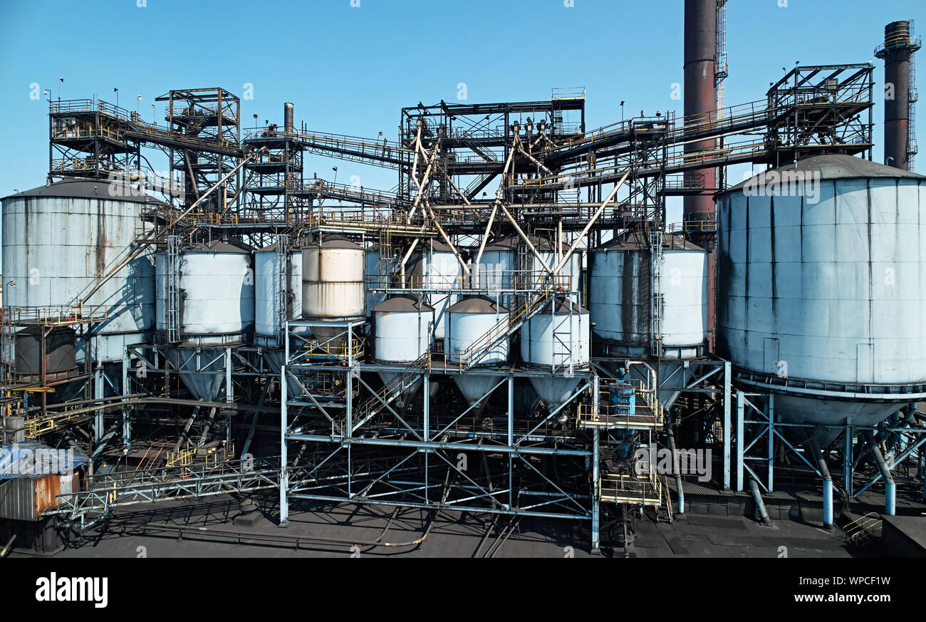 Hamilton Industrial areas Stock Photo - Alamy