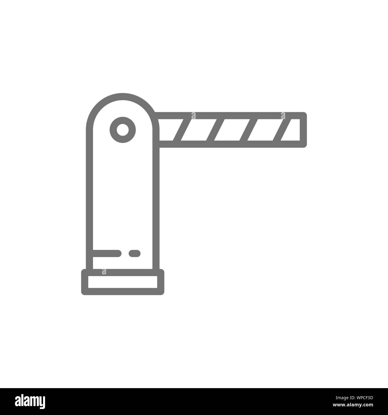 Automatic gate entry icon Cut Out Stock Images & Pictures - Alamy