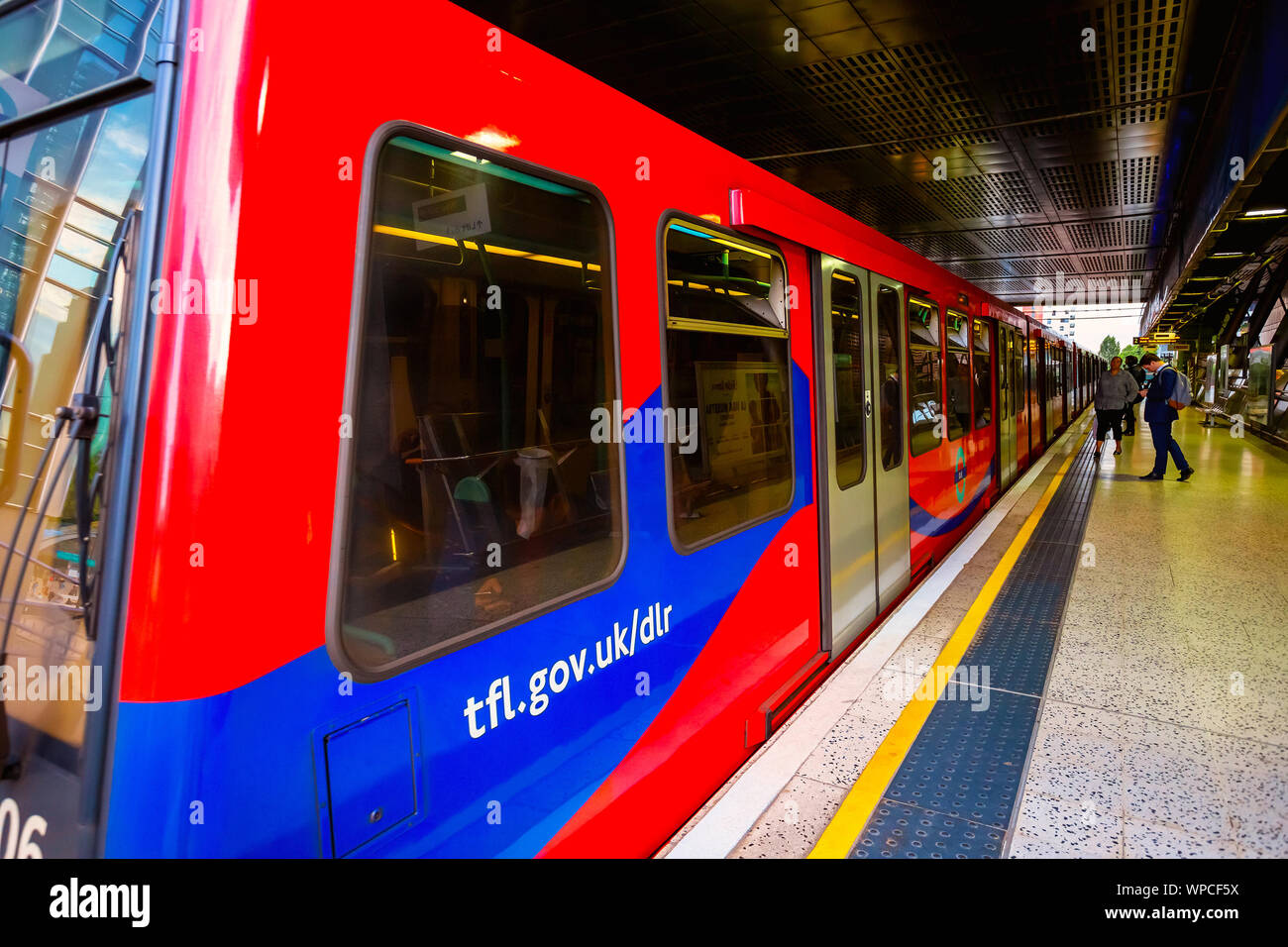 Dlr train interior hi-res stock photography and images - Alamy