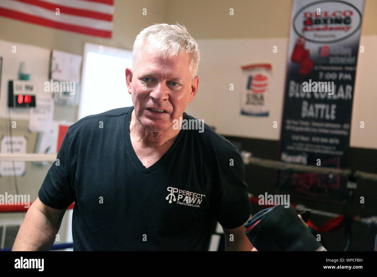 Glenolden, PA, USA. 8th Sep, 2019. Lenny Dykstra training for Celebrity ...