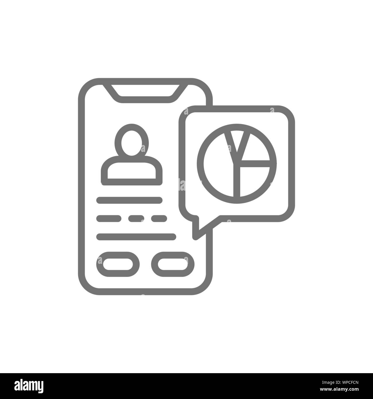 Mail database icon outline Cut Out Stock Images & Pictures - Alamy