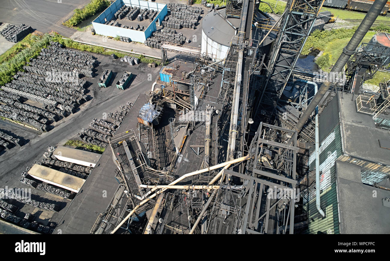 Hamilton Industrial areas Stock Photo - Alamy