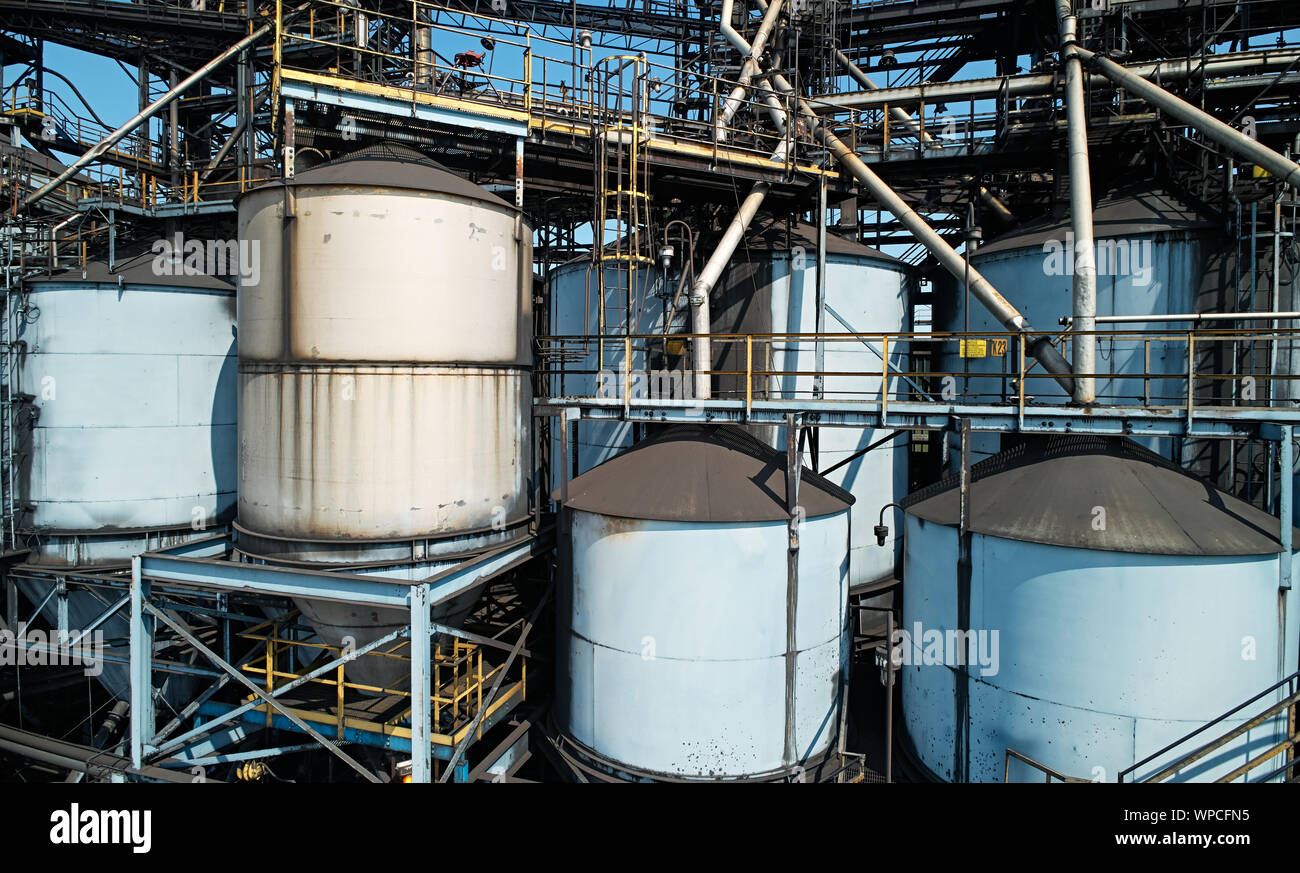 Hamilton Industrial areas Stock Photo - Alamy