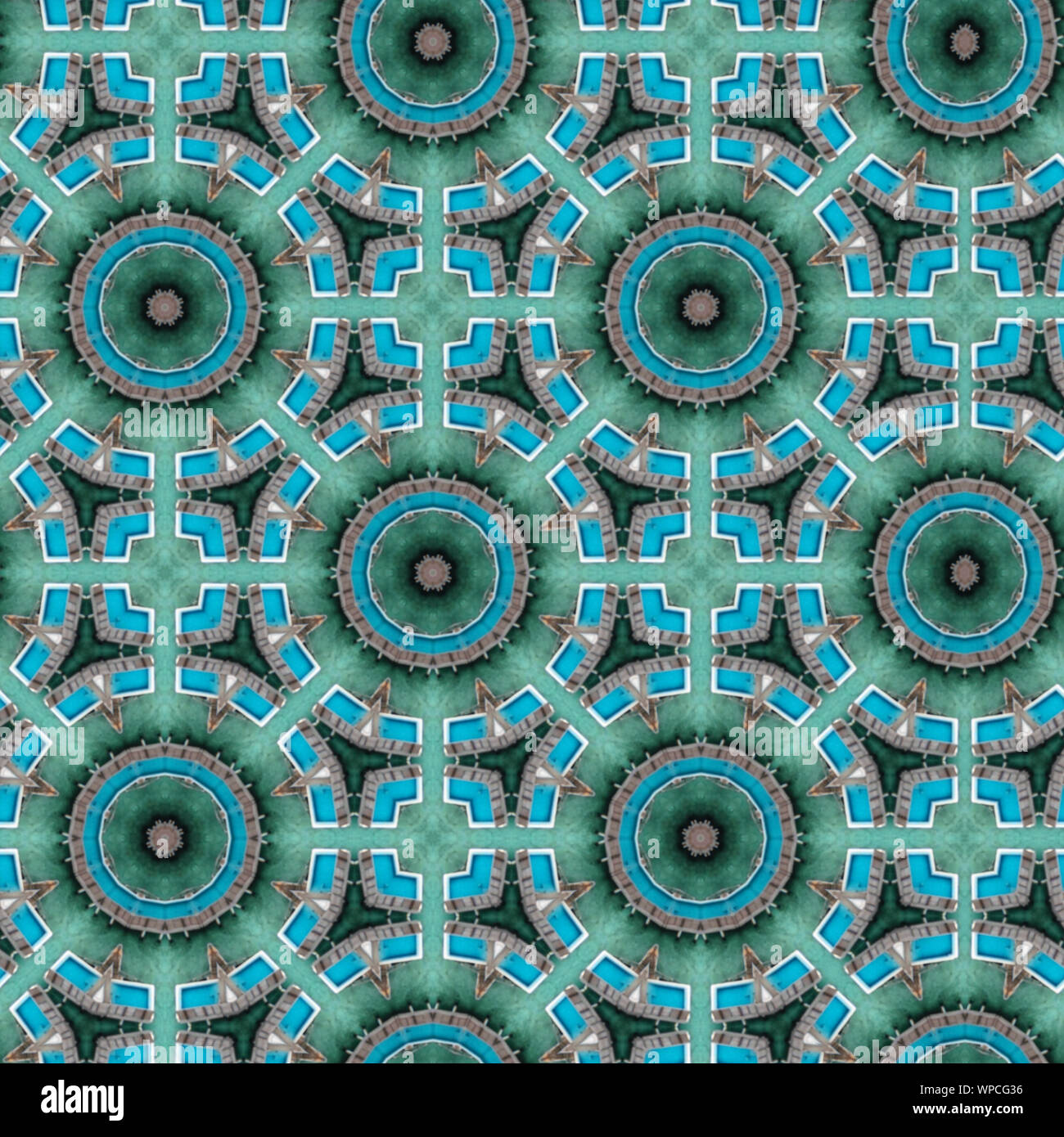 Interesting shapes create a beautiful, symmetrical design pattern that ...