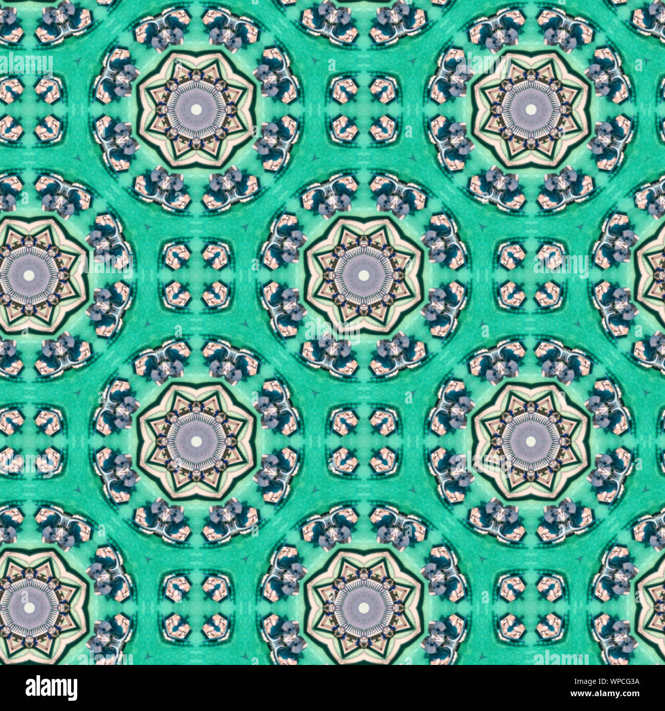 Interesting shapes create a beautiful, symmetrical design pattern that ...