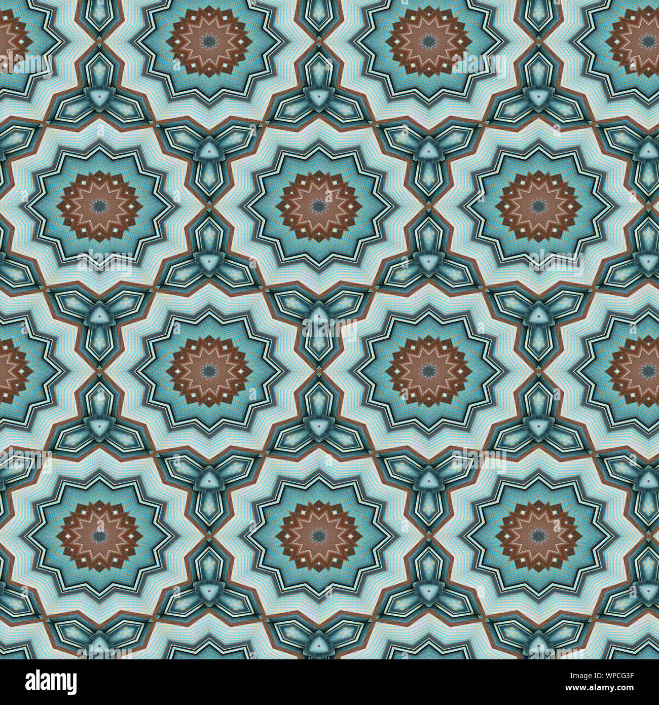 Interesting shapes create a beautiful, symmetrical design pattern that ...