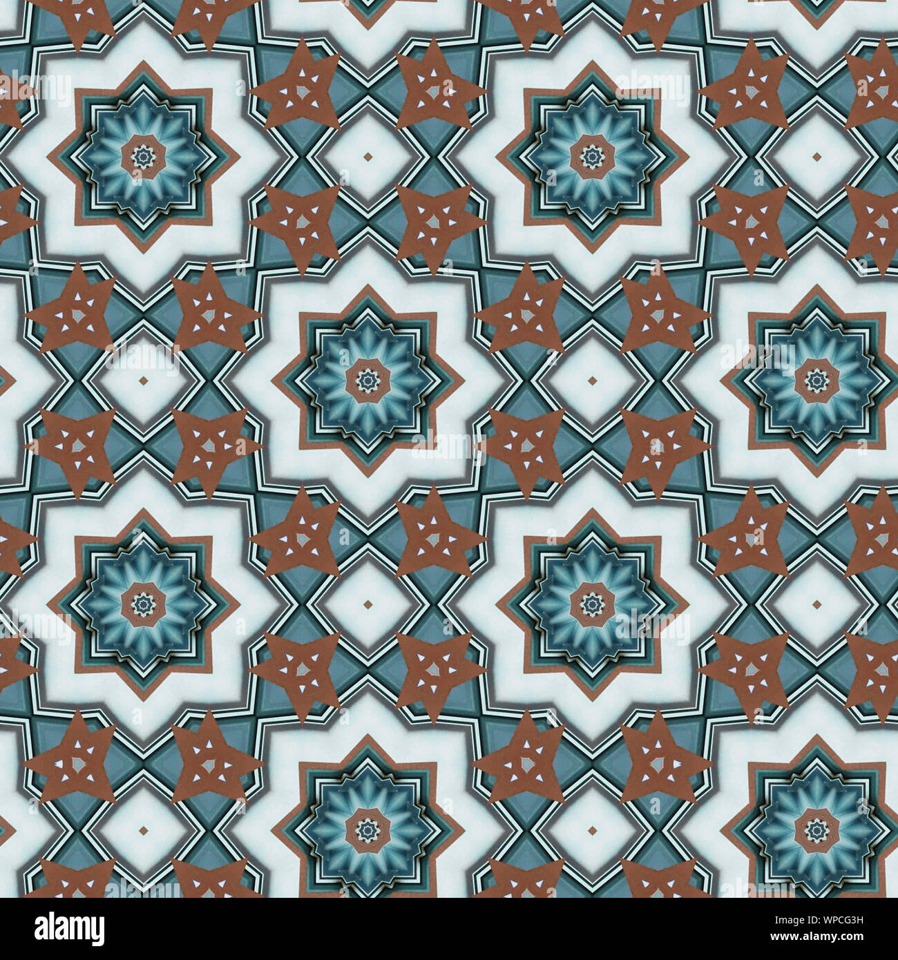 Interesting shapes create a beautiful, symmetrical design pattern that ...