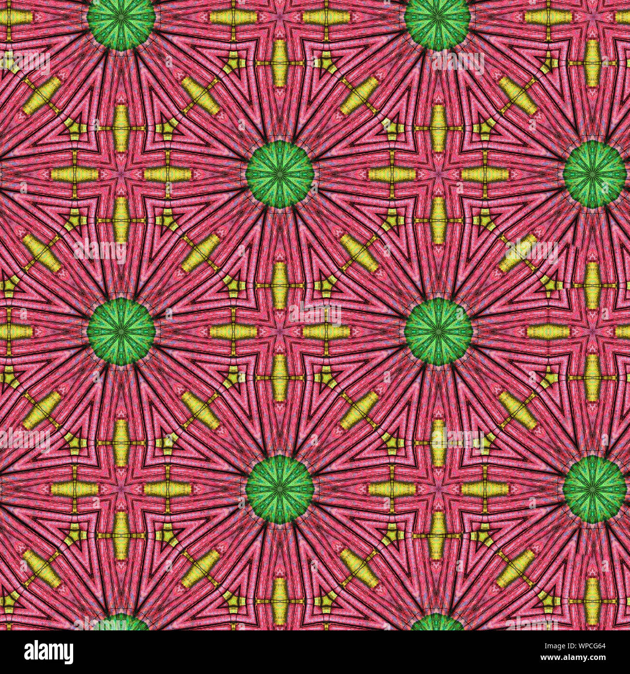 Interesting shapes create a beautiful, symmetrical design pattern that ...