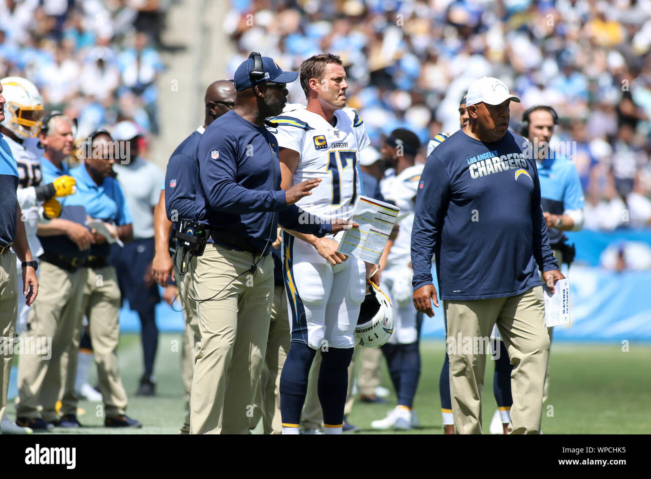 Philip rivers colts sideline hi-res stock photography and images - Alamy