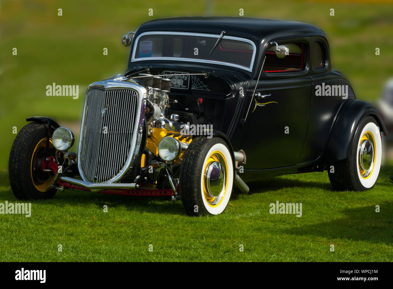 During a custom hot rod & antique car show this vehicle was one of the ...