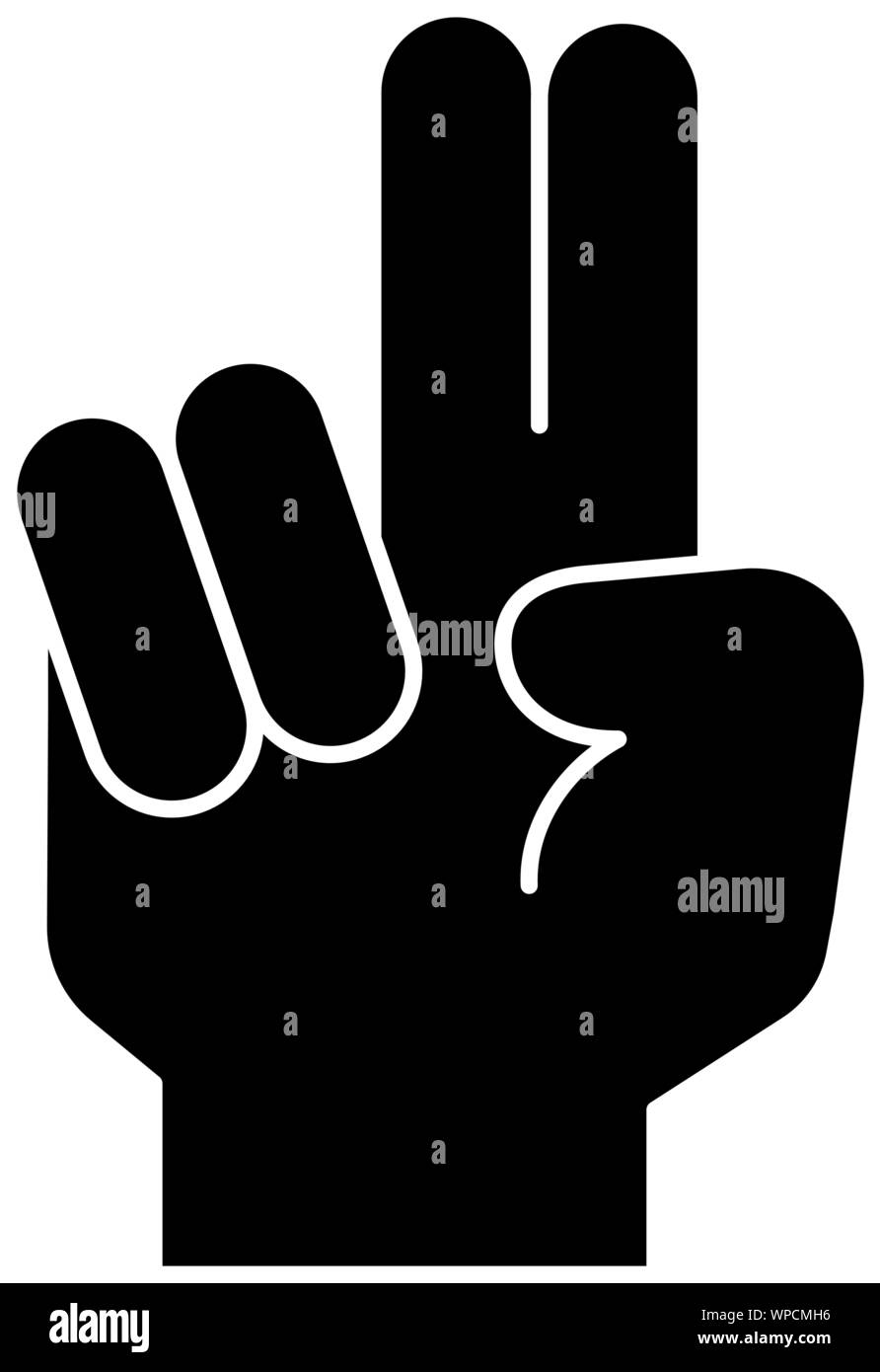 This is a illustration of a hand sign Stock Vector Image & Art - Alamy