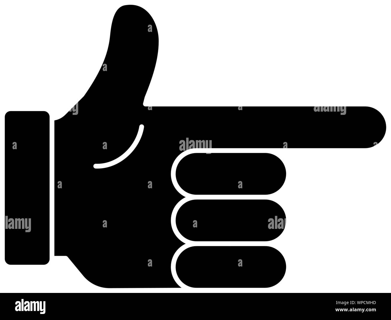 This is a illustration of a hand sign Stock Vector Image & Art - Alamy