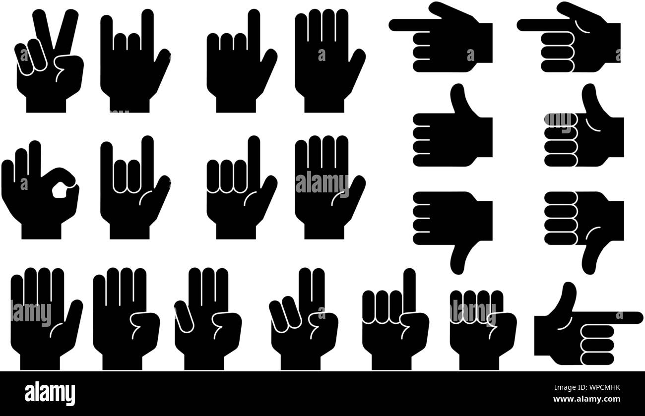 This is a illustration of a hand sign Stock Vector Image & Art - Alamy