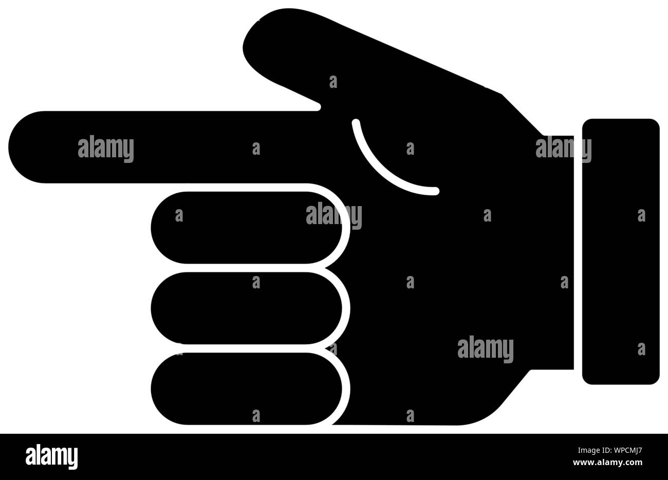 This is a illustration of a hand sign Stock Vector Image & Art - Alamy