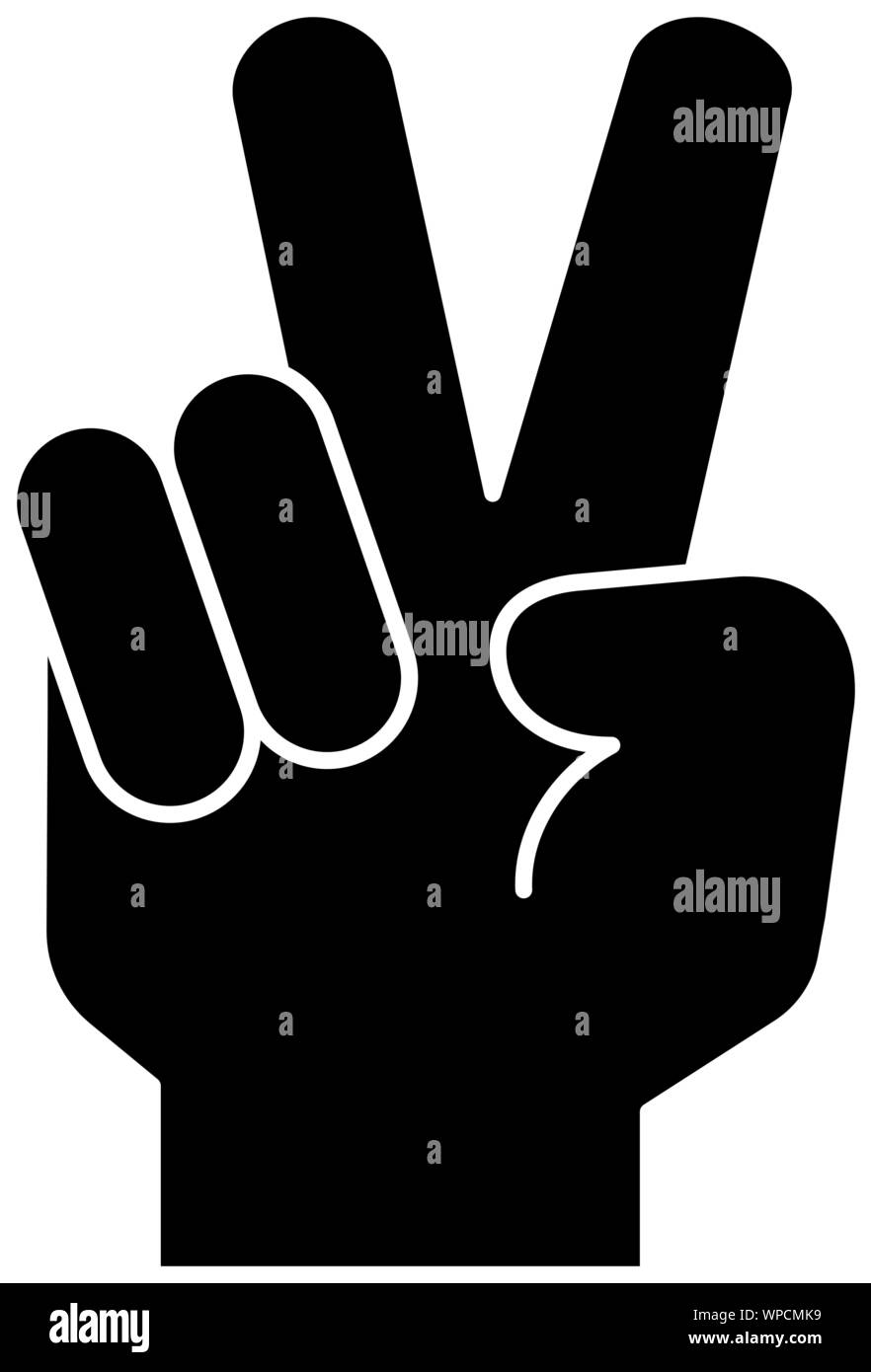 This is a illustration of a hand sign Stock Vector Image & Art - Alamy