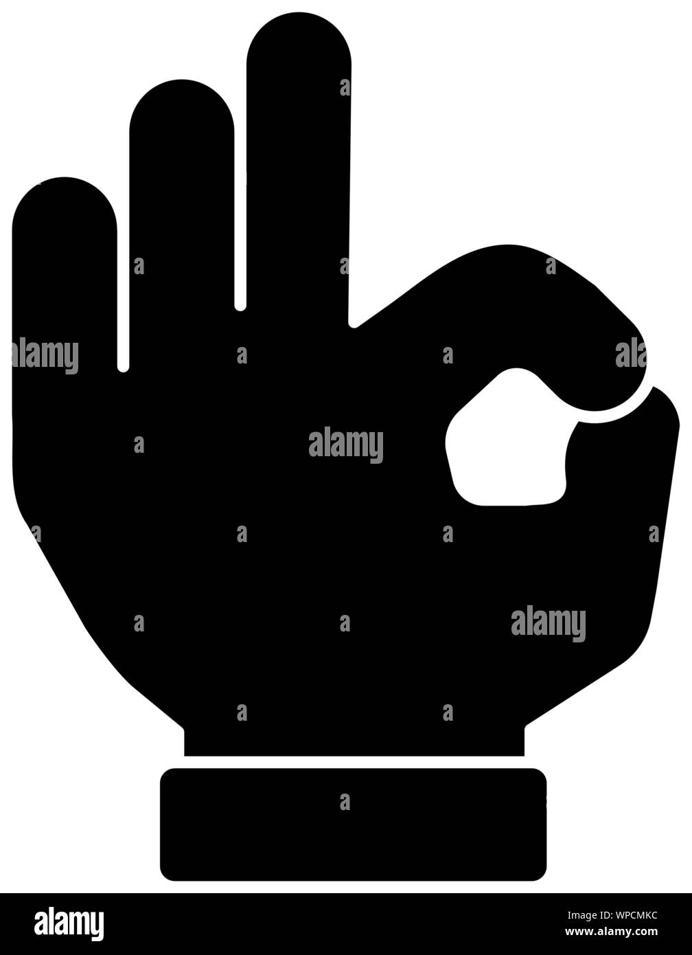 This is a illustration of a hand sign Stock Vector Image & Art - Alamy