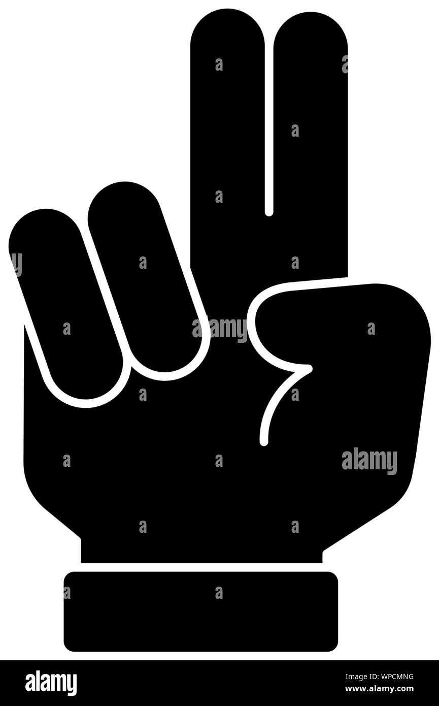 This is a illustration of a hand sign Stock Vector Image & Art - Alamy