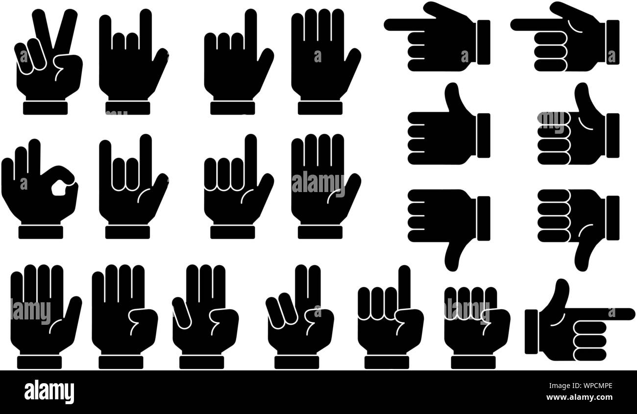 This is a illustration of a hand sign Stock Vector Image & Art - Alamy