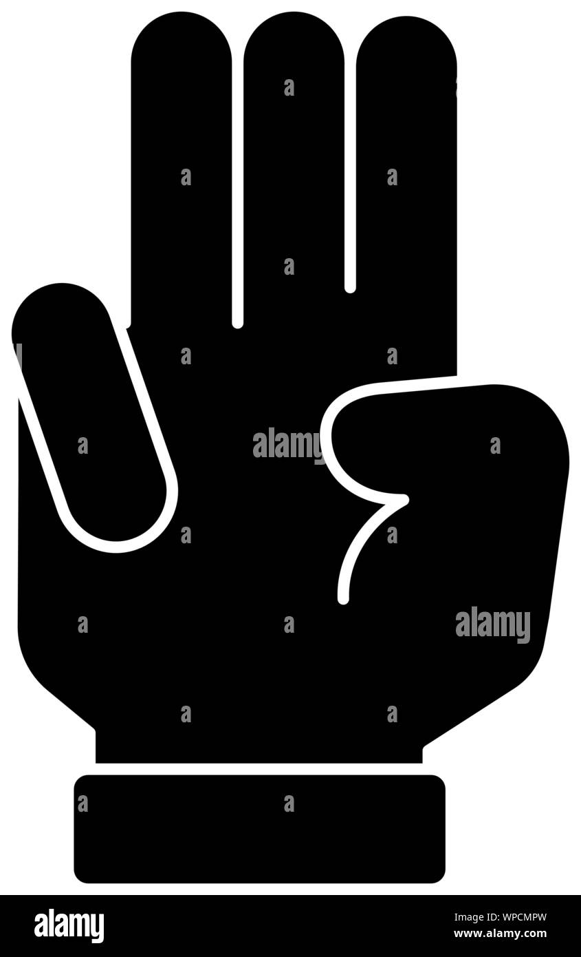 This is a illustration of a hand sign Stock Vector Image & Art - Alamy