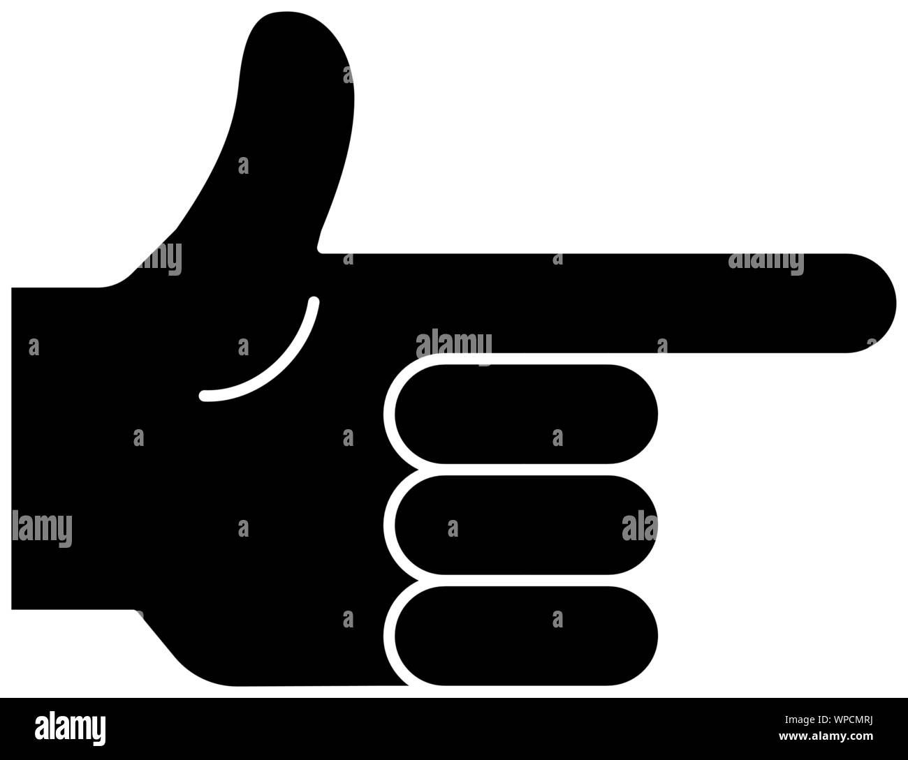 This is a illustration of a hand sign Stock Vector Image & Art - Alamy