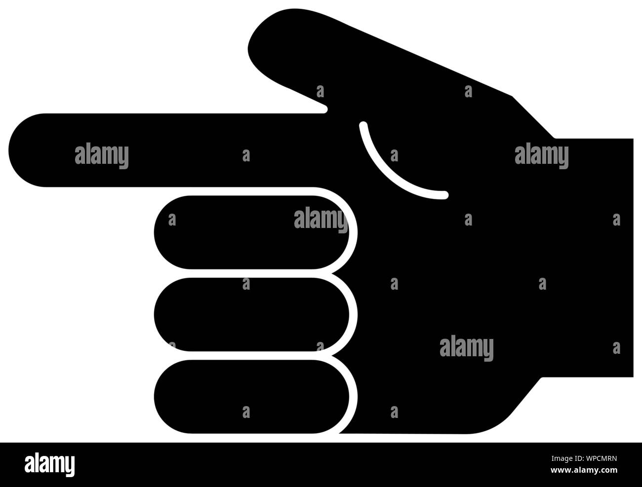 This is a illustration of a hand sign Stock Vector Image & Art - Alamy