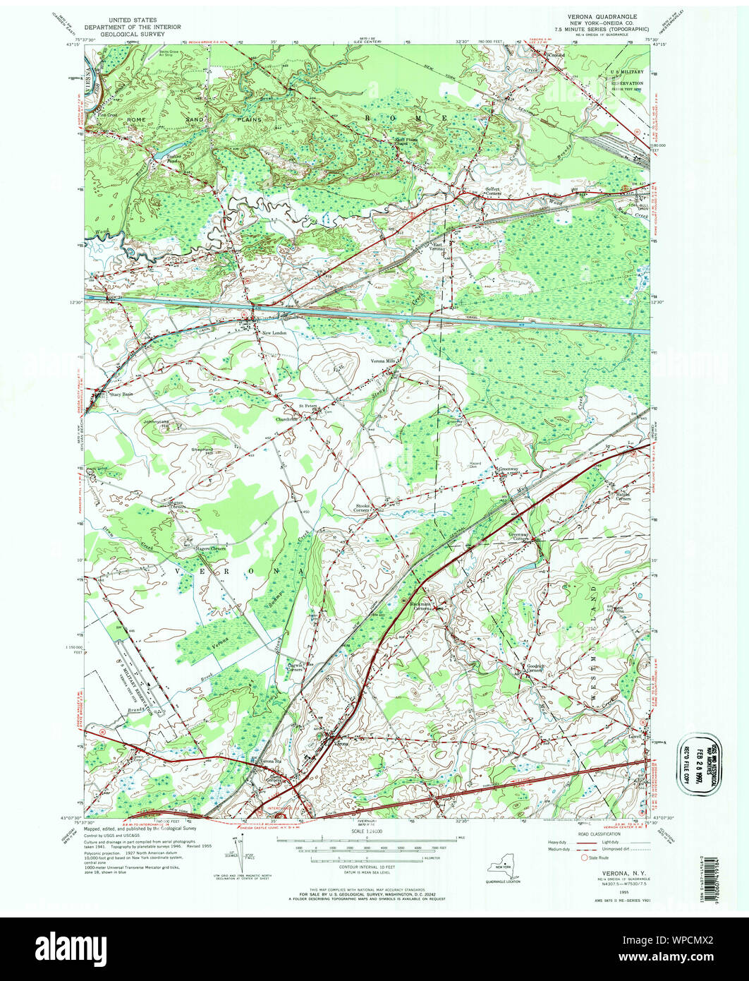 New York NY Verona 139491 1955 24000 Restoration Stock Photo - Alamy