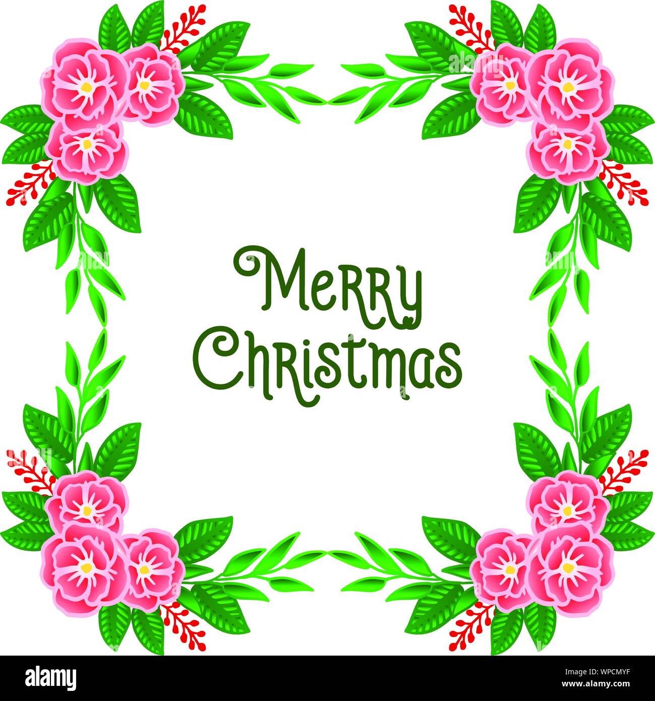 Design greeting card merry christmas, space for text, with texture of ...