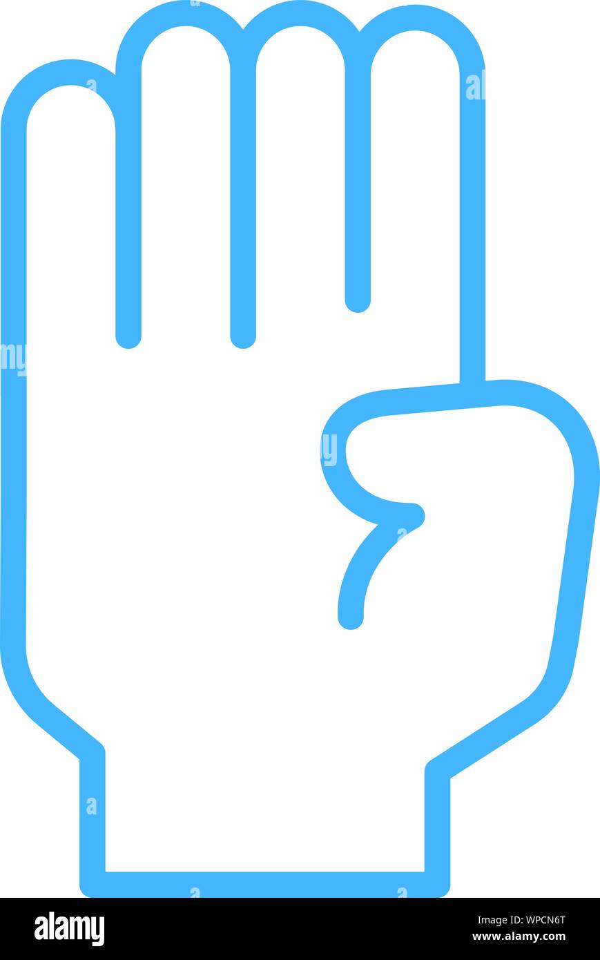 This is a illustration of a hand sign Stock Vector Image & Art - Alamy