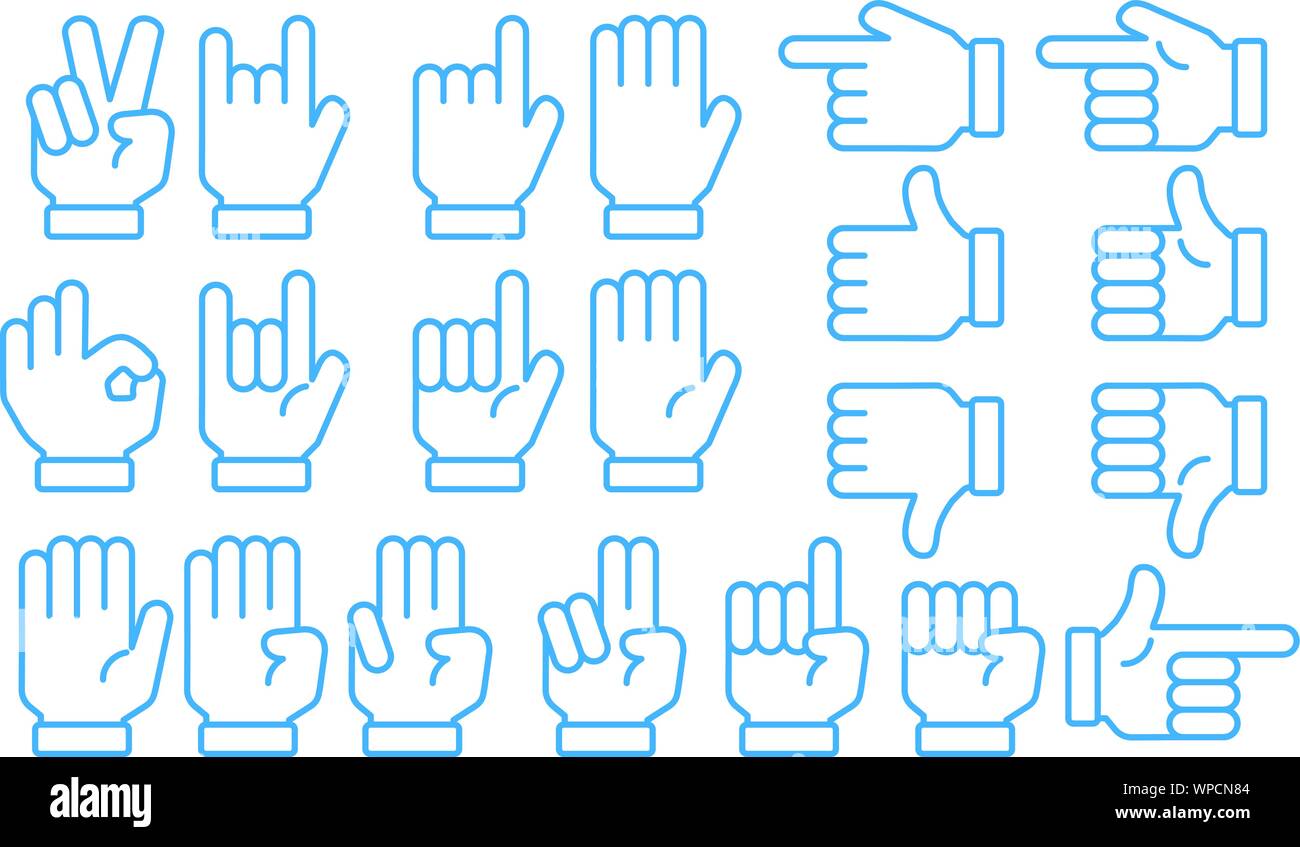 This is a illustration of a hand sign Stock Vector Image & Art - Alamy
