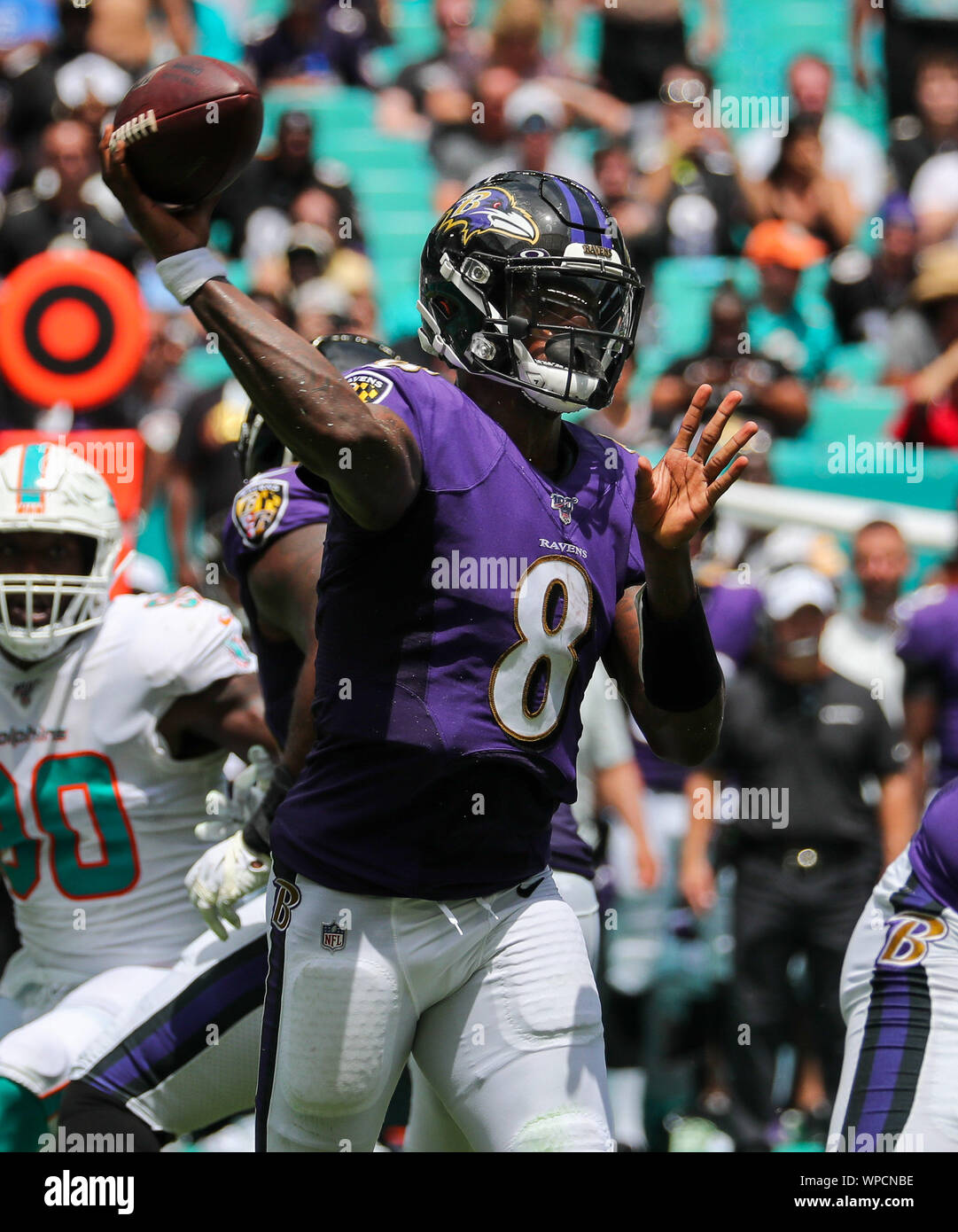 Miami Gardens, Florida, USA. 8th Sep, 2019. Baltimore Ravens ...