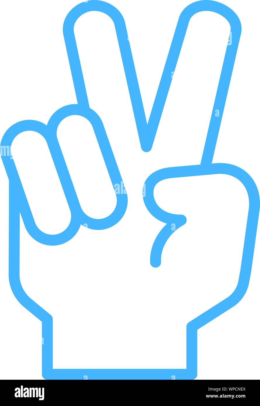 This is a illustration of a hand sign Stock Vector Image & Art - Alamy