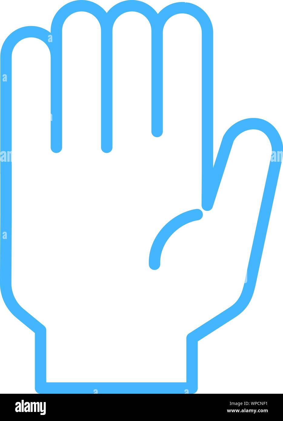 This is a illustration of a hand sign Stock Vector Image & Art - Alamy