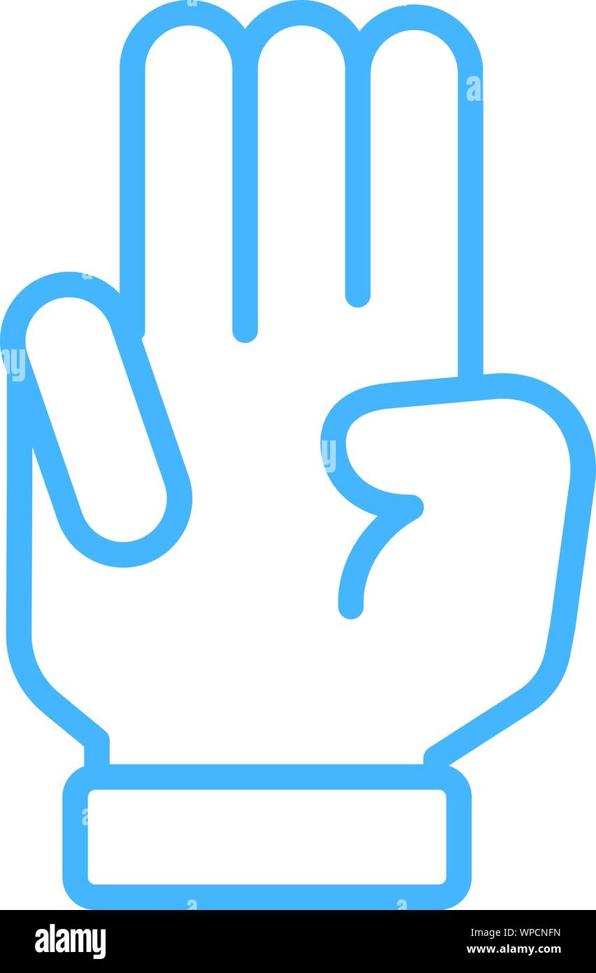 This is a illustration of a hand sign Stock Vector Image & Art - Alamy