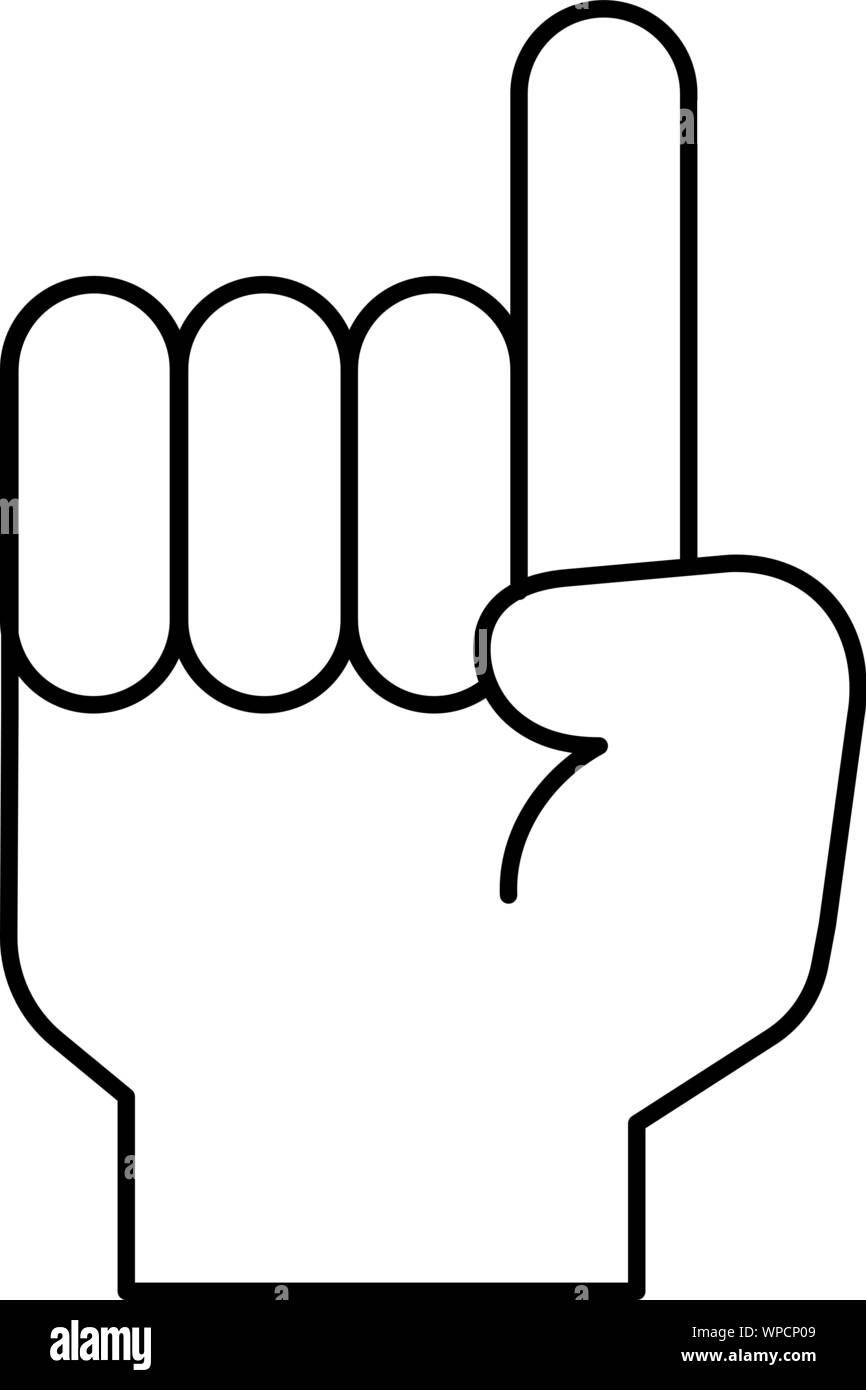 This is a illustration of a hand sign Stock Vector Image & Art - Alamy