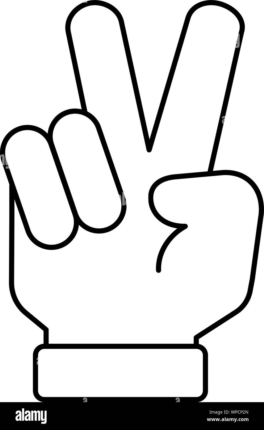 This is a illustration of a hand sign Stock Vector Image & Art - Alamy